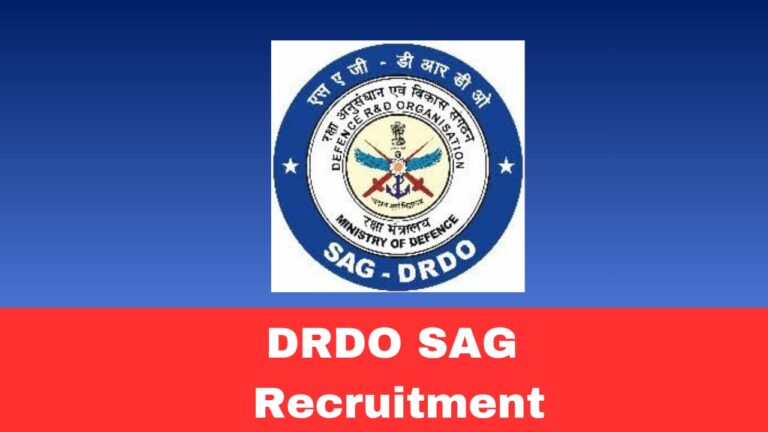 DRDO SAG Recruitment 2026 Apply Now for 40 Posts Fast